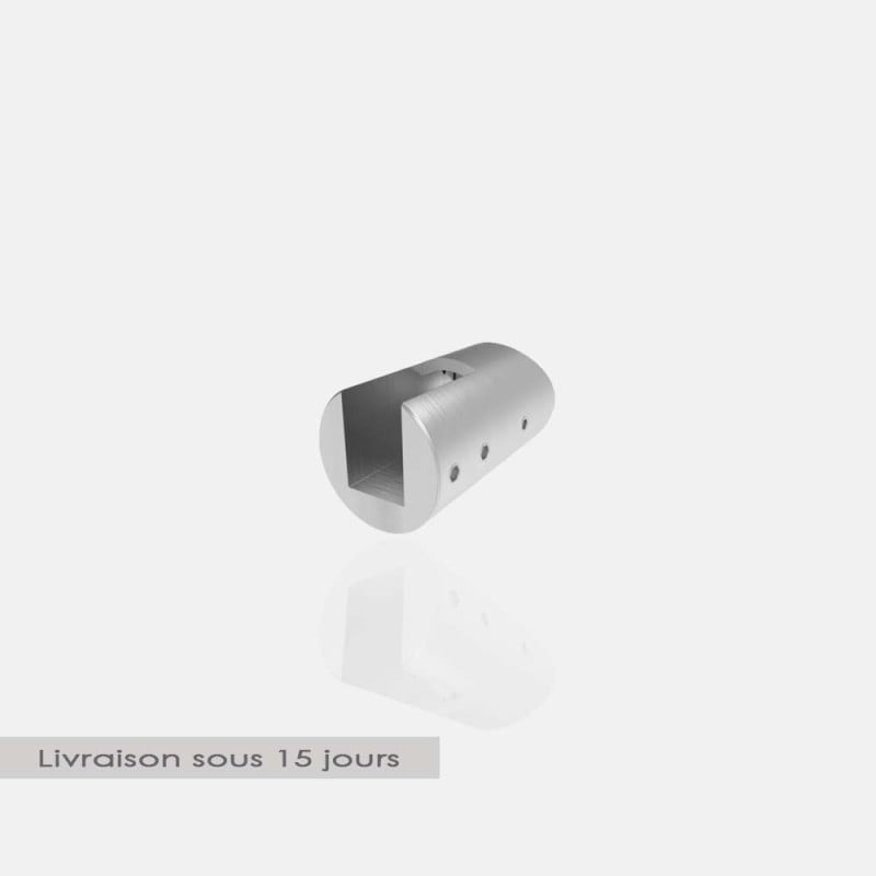 Support de verre en inox 316 - Fixation élégante pour garde-corps