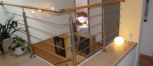 Garde-corps inox en kit et garde-fou - rambarde pour terrasse - INOXKIT®